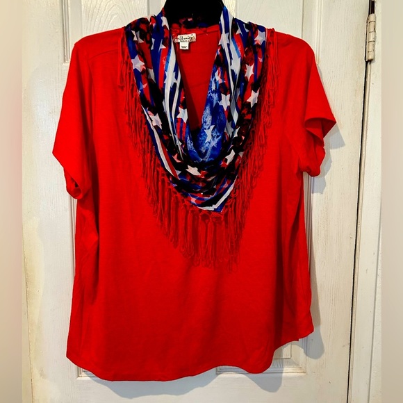 Unity World Wear | Tops | Nwot World Unity 2pc Red Knit Top With ...